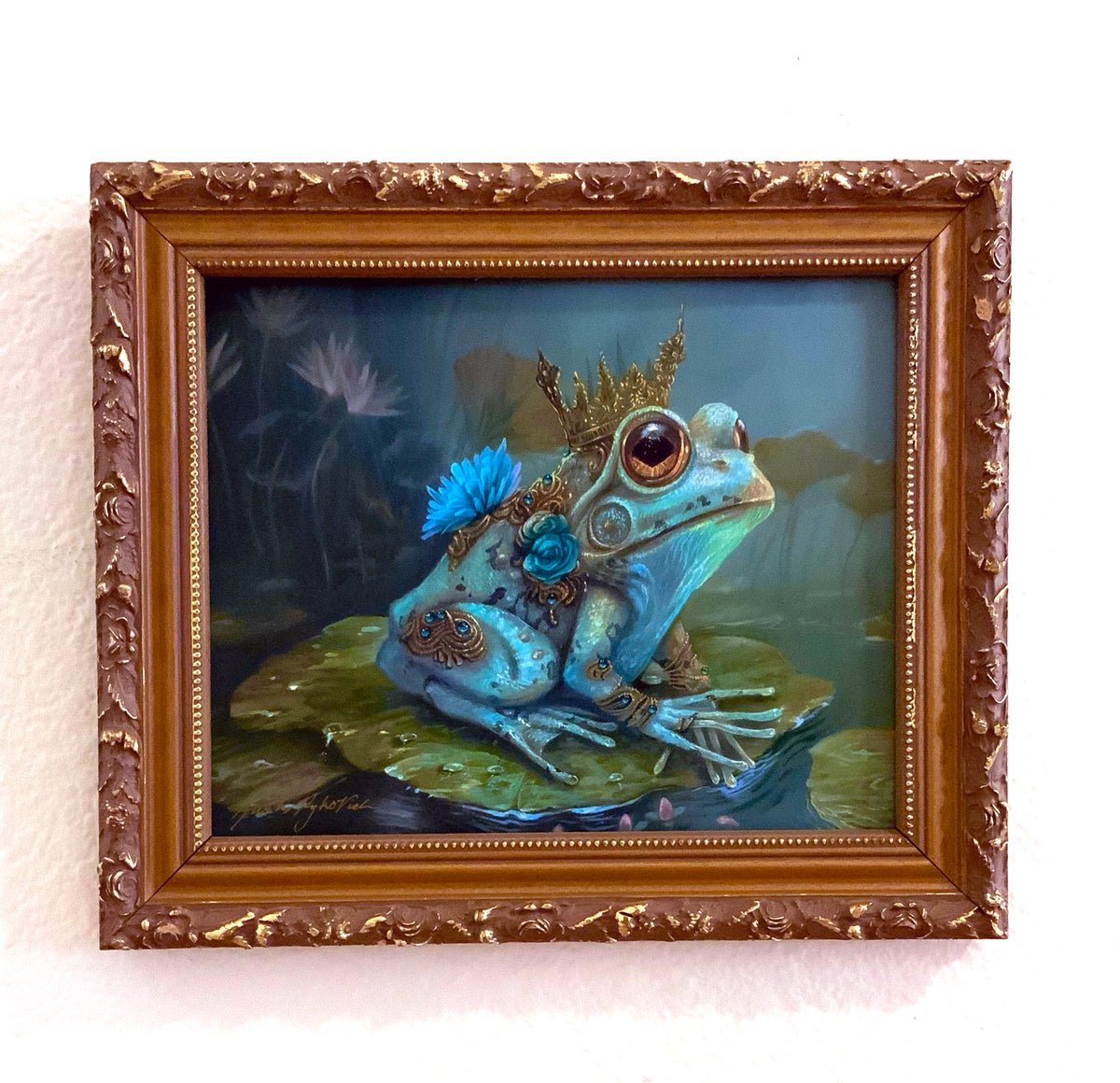 Frog Prince 8x10- Framed Signed Print – The Art of Kurtis Rykovich