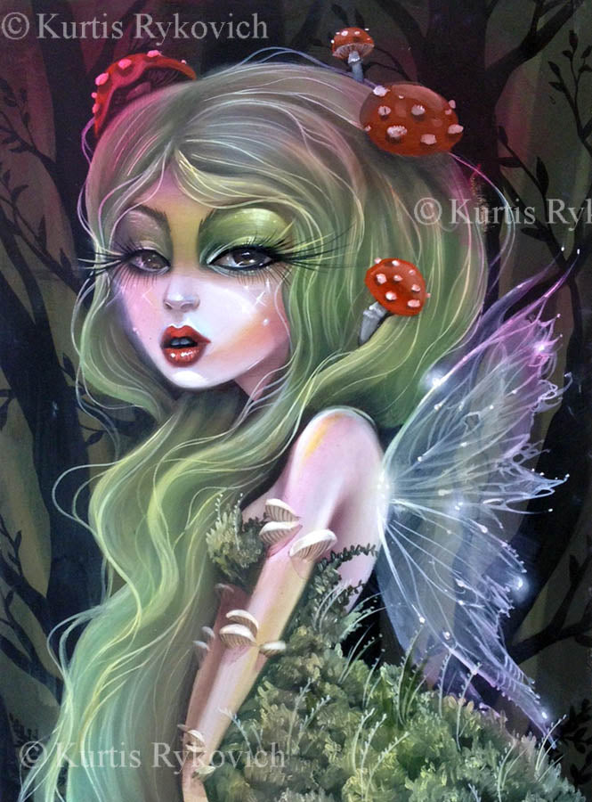 Mushroom Fae- - Print Vault – The Art of Kurtis Rykovich